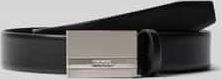 HUGO BOSS Ledergürtel mit Logo-Schließe Modell Baxton