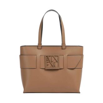 A|X Armani Exchange Sac cabas Susy S - Femme - Sacs - Brun - Taille: ONE Size