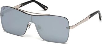 Web Eyewear unisex, Accessoires, Gris, Taille: ONE Size Lunettes de soleil en m&eacute;tal