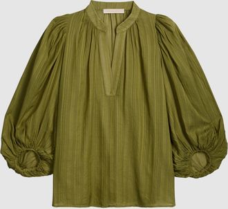 Vanessa Bruno Blouse Bell Olive