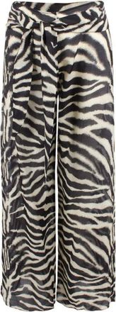 Ermanno Scervino Femme, Pantalons, Noir, Taille: 38 FR Wide Pantalons