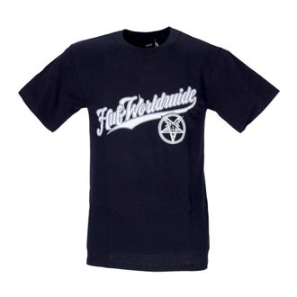 HUF Huf, Homme, Tops, Noir, Taille: L Tee-shirt Noir Homme avec Logo Thrasher