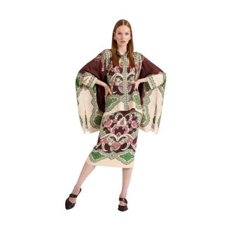 La DoubleJ Femme, Jupes, Multicolore, Taille: 38 FR Jupe Crayon en Velours