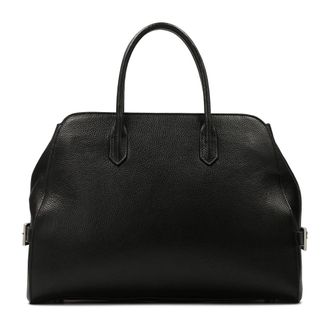 Kazar Gro&szlig;e st&auml;dtische Handtasche mit minimalistischen Griffen - - Bags - Damen - Schwarzk - ONE SIZE