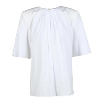 Alexandre Vauthier Baumwollbluse - - Blouses & Shirts - Damen - Wei&szlig; - S
