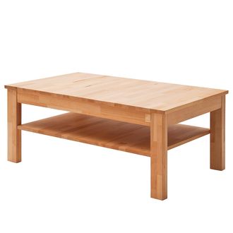 Ars Natura home24 Couchtisch 104 x 44 x 62cm Braun/Kernbuche