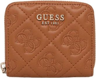 Guess Femme, Accessoires, Beige, Taille: ONE Size Mini Wallet Adelasia