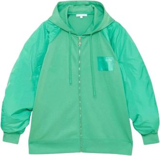 Patrizia Pepe Homme, Sweatshirts et sweats &agrave; capuche, Vert, Taille: XS SweaT-shirt Zipp&eacute;