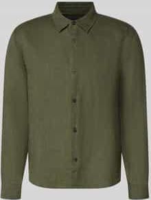 GAP Regular Fit Leinenhemd mit Kentkragen
