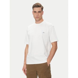 HUGO BOSS T-Shirt 50546374 Weiß Relaxed Fit