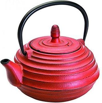 Ibili Teekocher aus gehärtetem Eisen Ceylan, 0,7 Liter, innen emailliert, geeignet für Induktionsherde