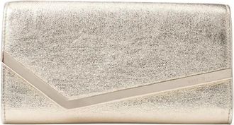 Jimmy Choo London Femme, Sacs, Gris, Taille: ONE Size Emmie Brilliance Fabric Clutch
