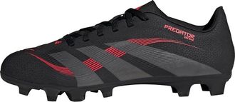 adidas Unisex Predator Club Firm Multi Ground Football Boots Fußballschuhe, Core Black/Grey Four/Lucid Red, 38 EU