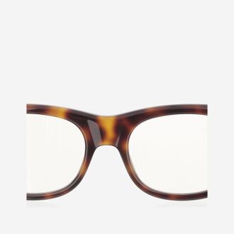 Saint Laurent Womens Romy Glasses Brown Acetate. Nylon Sunglasses