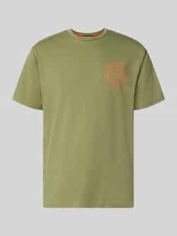 Scotch & Soda T-Shirt mit Label-Print und Rundhalsausschnitt
