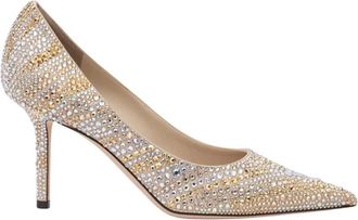 Jimmy Choo London Femme, Chaussures, Jaune, Taille: 38 1/2 EU Love 85 Escarpins