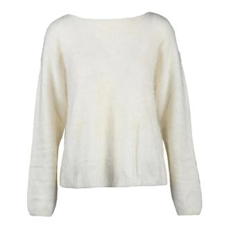 KANGRA Pullover Rundhalsausschnitt - - Knitwear - Damen - Wei&szlig; - M