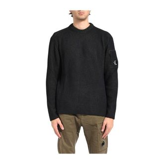 C.P. Company C.p. Company, Homme, Pulls, Bleu, Taille: M Maille ras du cou