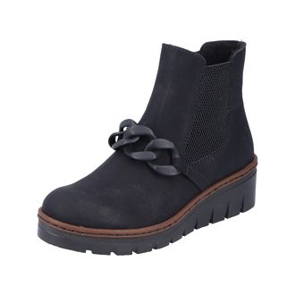 Rieker Damen X9173 Chelsea-Stiefel, Schwarz, 38 EU