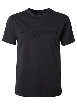 Hackett Herren T-Shirt schwarz Baumwolle