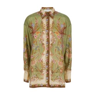Zimmermann Indra Relaxed Shirt - - Blouses & Shirts - Damen - Mehrfarbig - XS