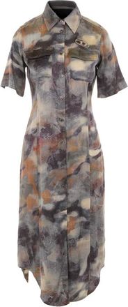 Diesel Femme, Robes, Vert, Taille: 40 FR D-Ana Midi Dress