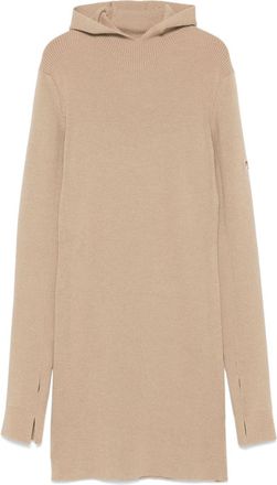 Fendi Minikleid mit Kapuze - Nude