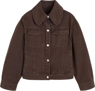 By Malene Birger Femme, Vestes, Brun, Taille: 38 FR Villies Denim Jacket