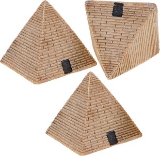 Cabilock 3 Stück Teiliges Resin Ägyptische Miniatur Figur Detaillierte Sandtisch dekor für Psychotherapie Bildungszwecke und Kreatives Langlebiges Pflegeleicht