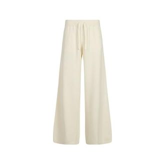 Gertrude Pantalon Amaro large en maille &agrave; logo