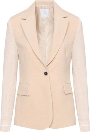Eleventy Femme, Vestes, Beige, Taille: 36 FR Blazer