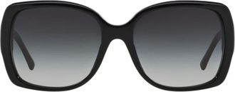 Burberry unisex, Accessoires, Noir, Taille: 58 MM Lunettes de soleil carr&eacute;es oversize