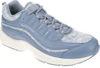 Easy Spirit Romy Chaussures de marche pour femme, Bleu denim floral, 8.5 Narrow