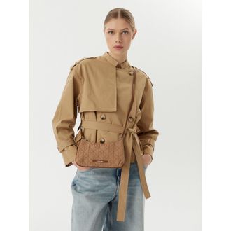 Calvin Klein Handtasche Calvin Klein Emblem Aop LV04F1164G Braun