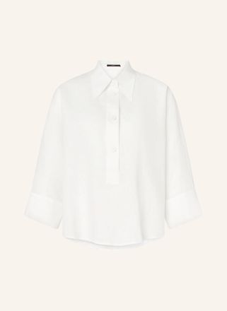 Windsor Windsor. Blusenshirt Aus Leinen Mit 3/4-Arm weiss