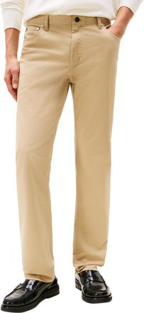 Tommy Hilfiger Herren Chino Hose Core Denton Essential Twill Straight Fit, Beige (Batique Khaki), 32W/36L