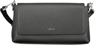 Calvin Klein Femme, Sacs, Noir, Taille: ONE Size Sac &agrave; main en polyester noir pour femme