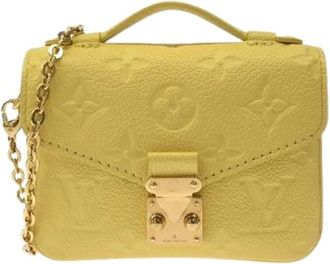 Louis Vuitton Pre-owned Sac bandouli&egrave;re Micro Metis Monogram Empreinte - Femme - Pre-owned - Jaune - Taille: ONE Size