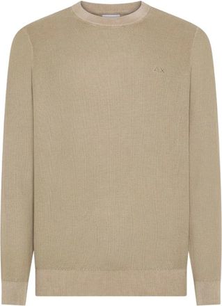 Sun 68 Homme, Pulls, Beige, Taille: L Maille Ras du Cou