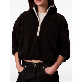 Calvin Klein Teddy-texture Quarter-zip Sweater