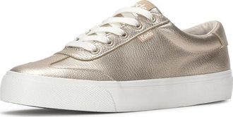 Keds Baskets tendance Jump Kick T-Toe pour femme, Cuir or rose, 36 EU