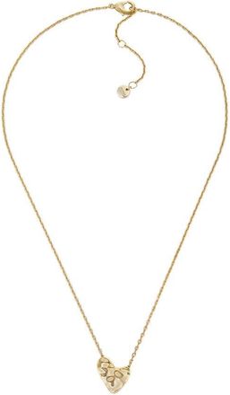 Skagen Damen Anja Hearts Goldfarbene Messing-Halskette, SKJ5009710
