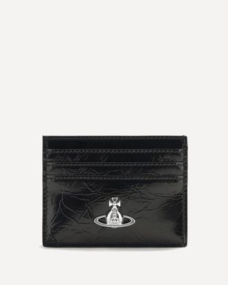 Vivienne Westwood Leather Card Holder with Orb logo Female UNI