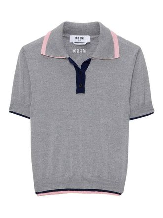Msgm M. S.G. M. Poloshirt - Grau