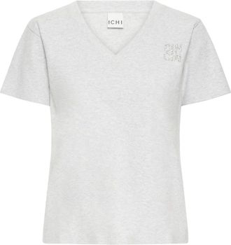 Ichi Ichi, Femme, Tops, Gris, Taille: 40 FR T-Chemises