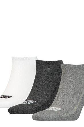 Levi's kurze Socken mit Batwing Logo aus recycelter Baumwolle - 3er-Pack - Herren - Grau / Grau
