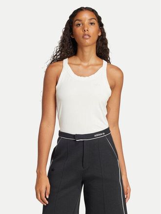 adidas Top Premium Essentials JD4768 Wei&szlig; Slim Fit