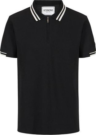 Iceberg Homme, Tops, Noir, Taille: 2XL Piquet Polo