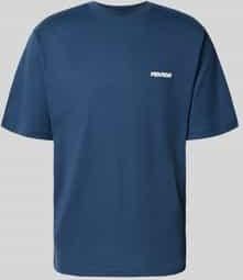 Review T-Shirt mit Logo und Rundhalsausschnitt