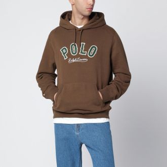 Polo Ralph Lauren Brauner Hoodie mit Logo